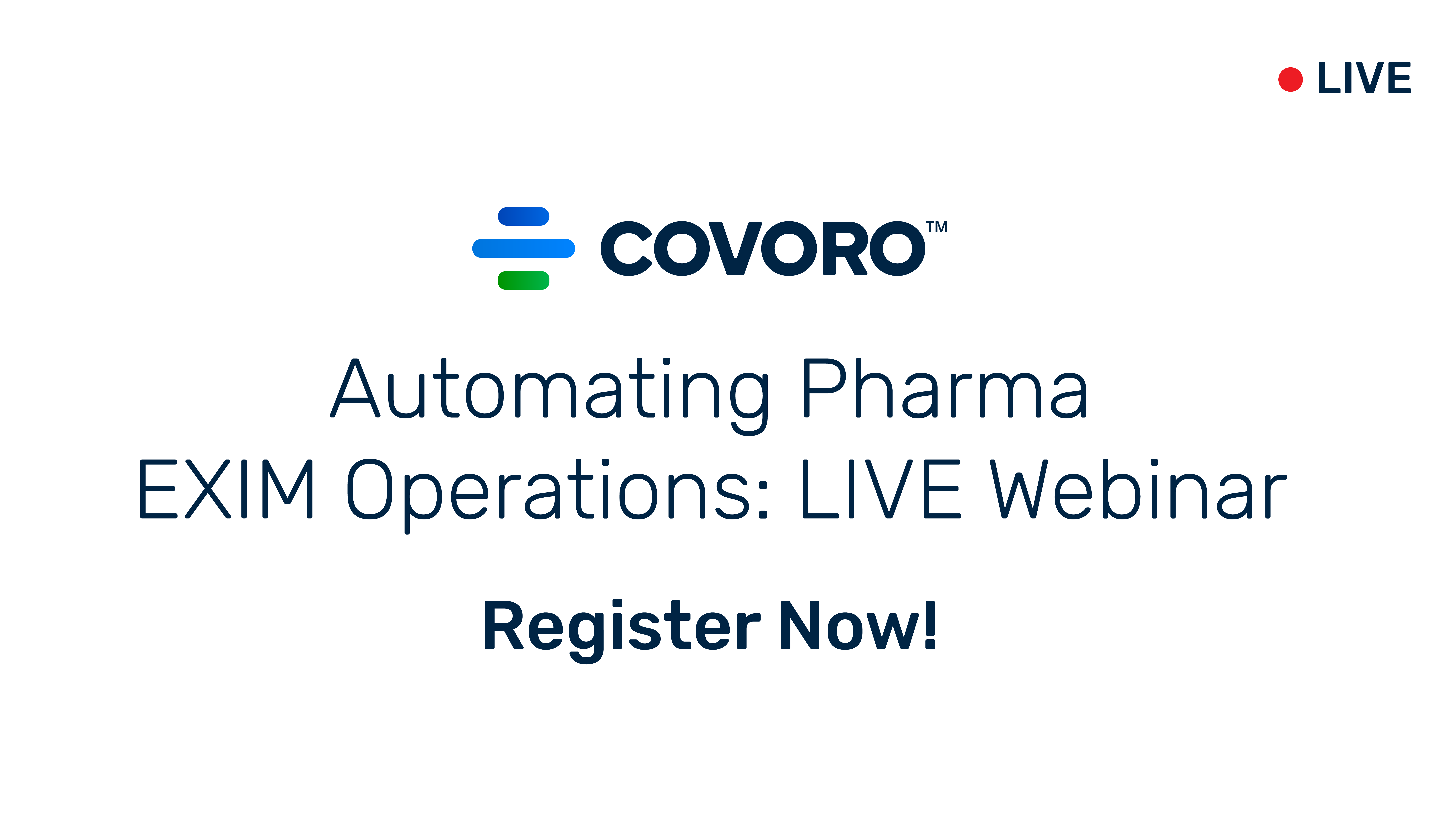 Pharma EXIM Automation Webinar to Eliminate Delays and Incentive Losses ...